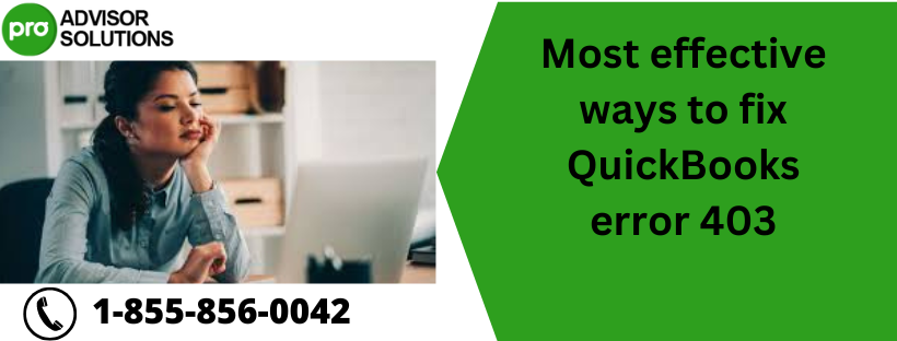 A simple step to quickly resolve QuickBooks error 403 - John Mule - Medium