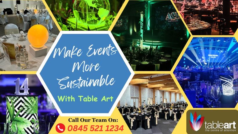 Make Events More Sustainable With Table Art - TABLE ART - Medium