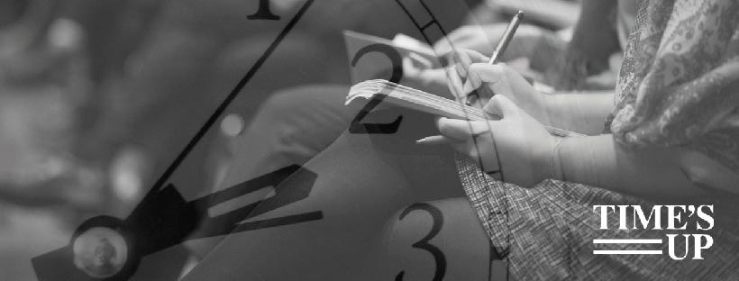 Time’s Up Social Campaign. A social media exercise on Illustrator | by ...