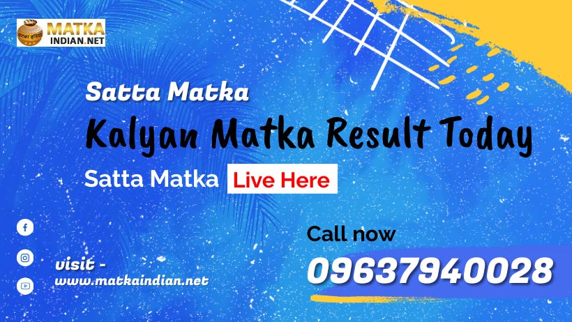 Todays Matka Result