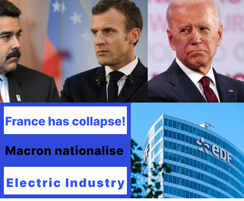 France on the brink of collapse! Macron nationalizes electric industry ...
