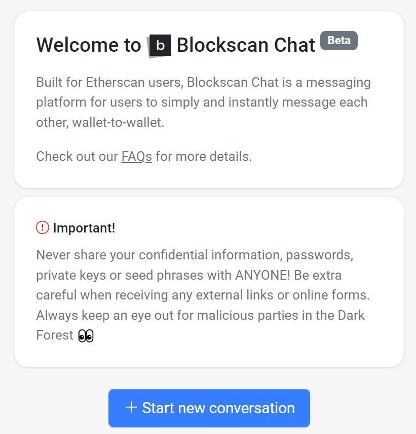 錢包與錢包之間的對話：以太坊上的即時通訊服務Blockscan Chat - Sunny Shih - Medium