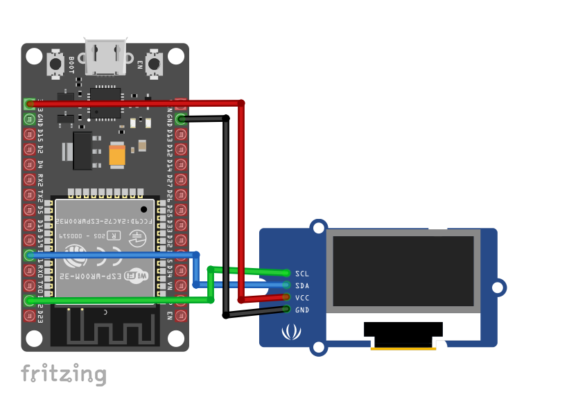 บทที่ 11 ESP32 การแสดงผลบน OLED 0.96" I2C (Hello World) | by Narin ...