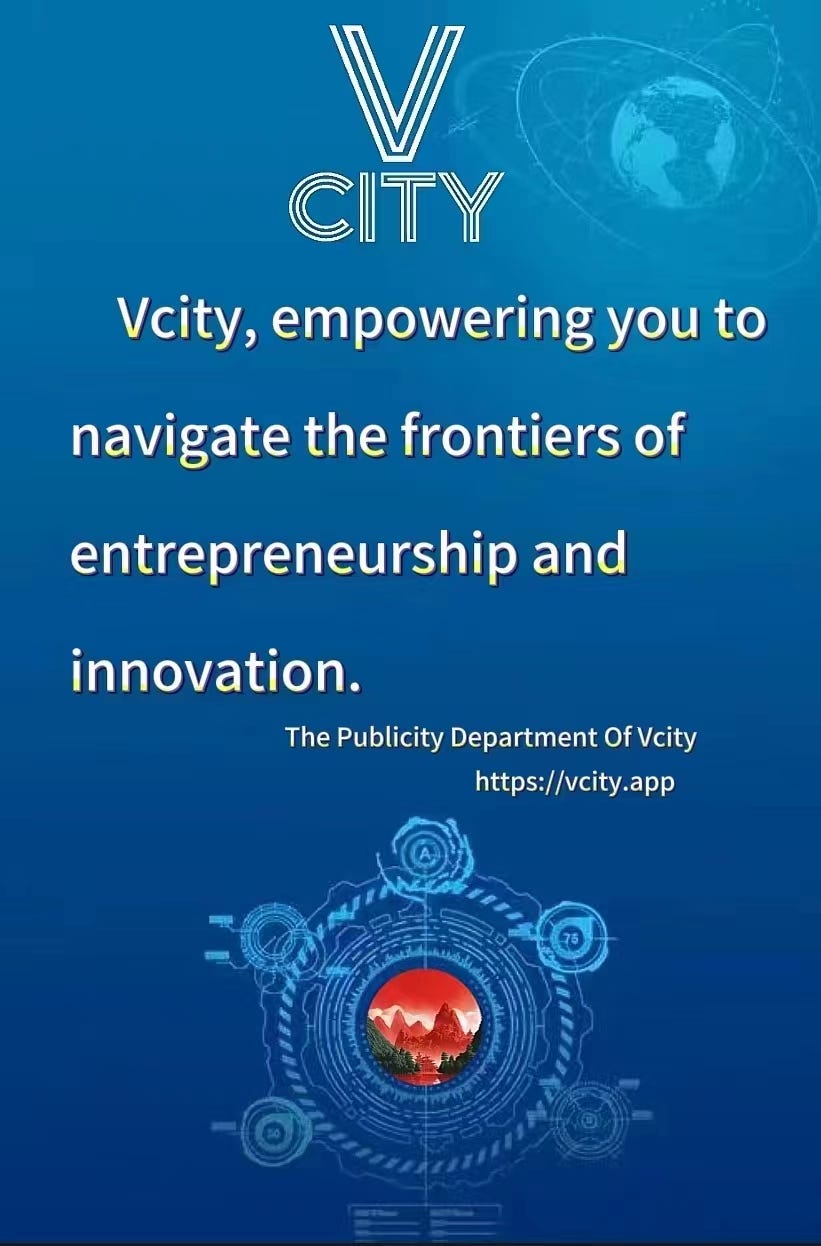 Vcity, we work together to build and share the same dream. #谢章 #第五城 ...