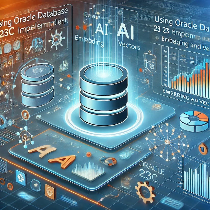 Using Oracle Database 23ai for Generative AI RAG implementation, part -1 | by Shamim Bhuiyan ...