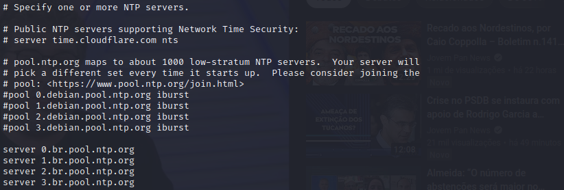 Configurando Servidor de Horário NTP | by Matheus Santana | Medium