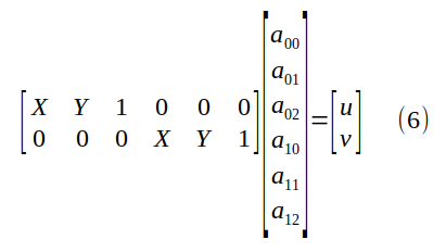 Affine Transformation 3 Points