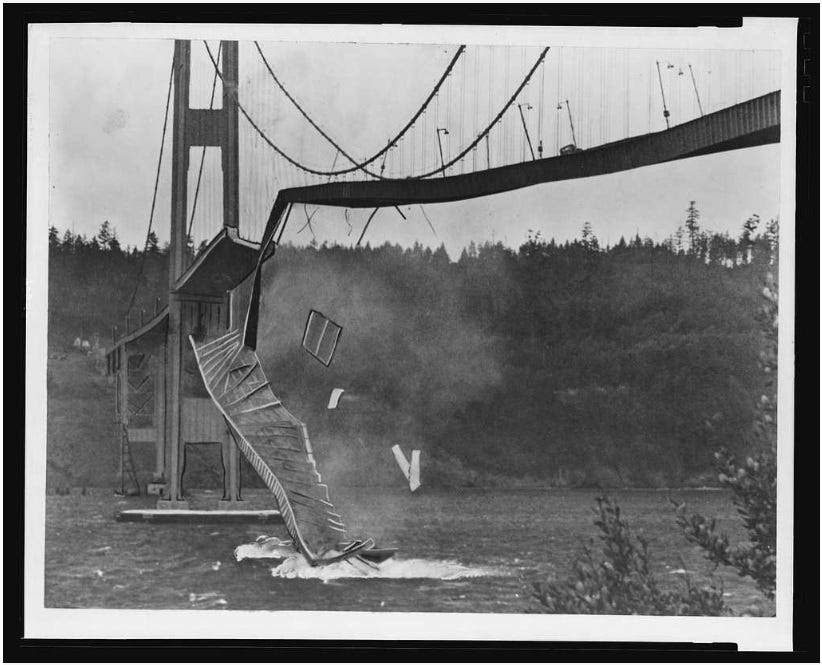 The Legend of Galloping Gertie. The beautiful bridge that was doomed to ...