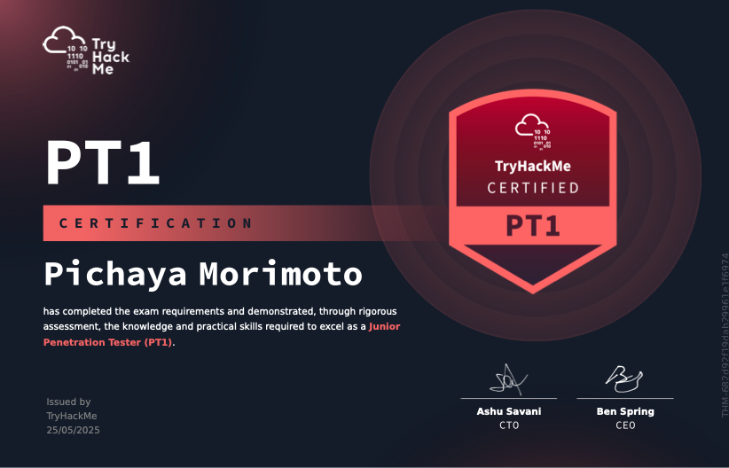 TryHackMe PT1 Review: Real Hands-On Pentest Cert for Beginners? | by ...