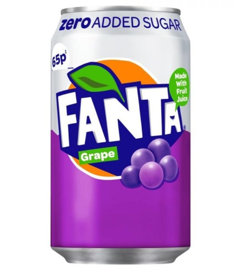 Fanta Grape Nutrition Facts