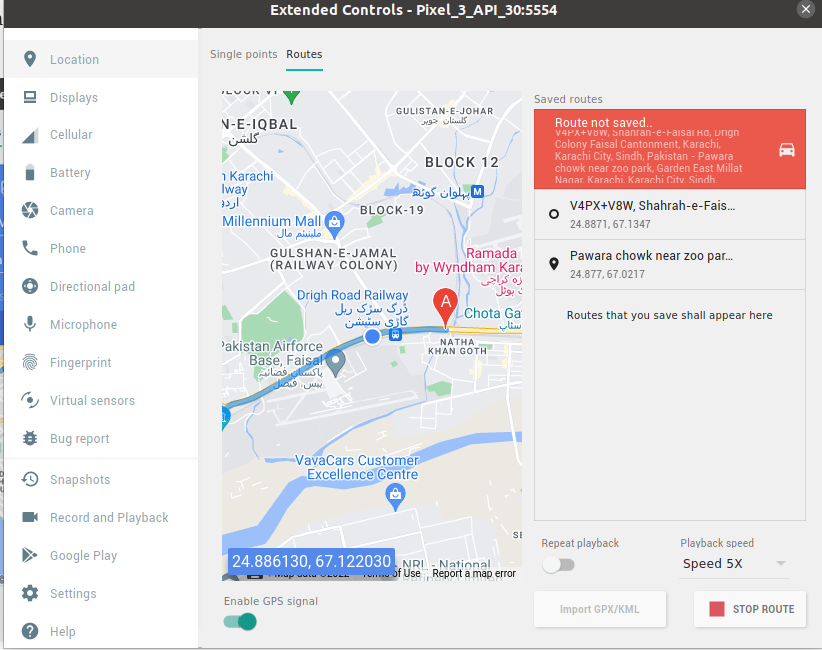 Simulate Location in Android Emulator | by Hussain Habibullah | Medium