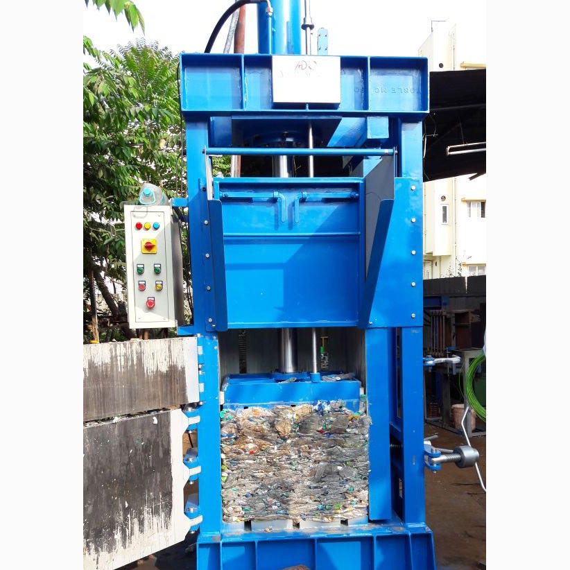Pet Bottle Press Machine. Pet Bottle Press Machine, Plastic Scrap… | by ...
