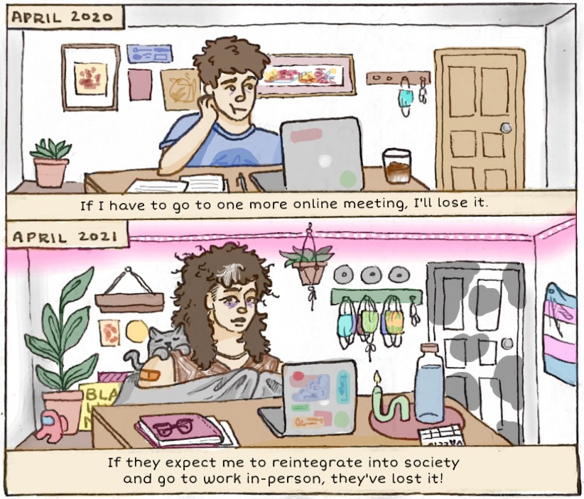 Comic: One year later - Tyler Dickinson-Frevola - Medium