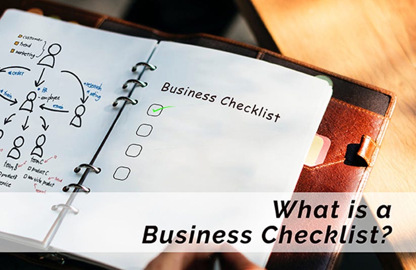 What is a Business Checklist?. All about the Business Checklist and ...