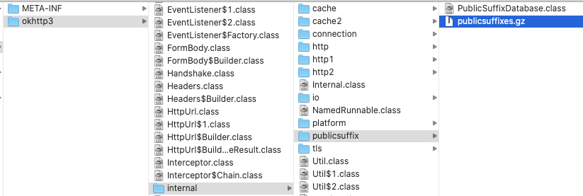 Crash analysis: Unable to load publicsuffixes.gz resource from the ...