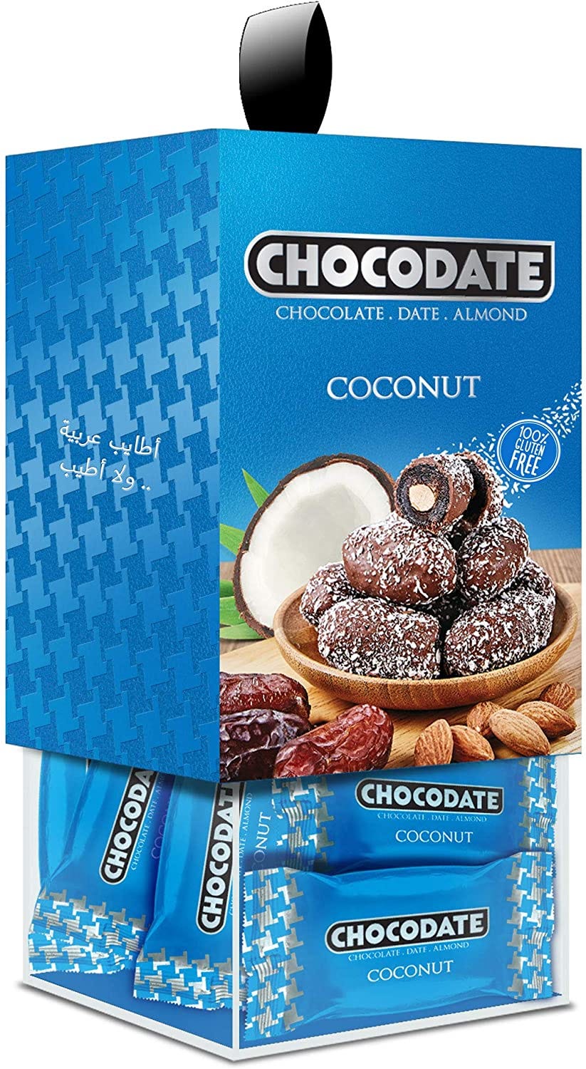 Chocodate Exclusive Coconut Chocolate Cube Box- 200gm, Rich Silky ...