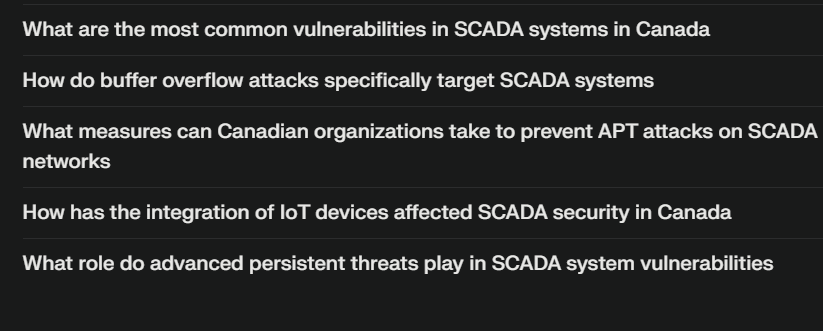 Cybersecurity SWOT Analysis of SCADA Systems in Canada: Buffer Overflow ...