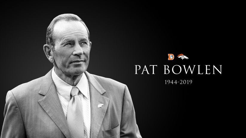 O Legado de Pat Bowlen como um Bronco | by Bernardo Fraga | Broncos ...