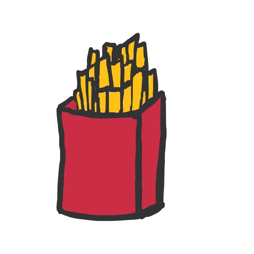 Are 7 French fries too many?. A causal inference explainer | by Ellie ...