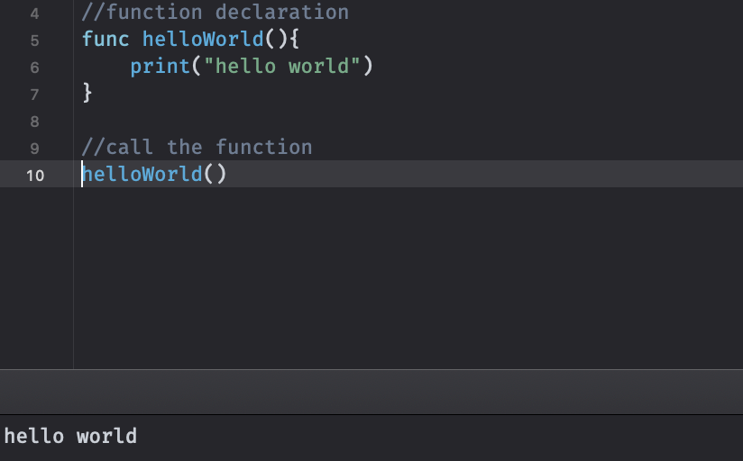 Using Functions in Swift. In order for us to understand the use… | by ...