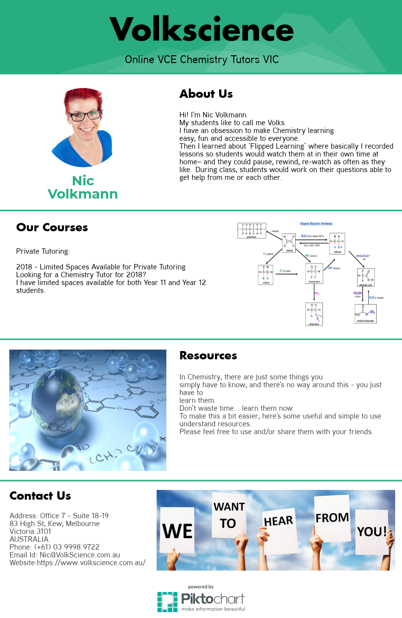 VCE Chemistry Tutor Melbourne | by Volkscience | Medium