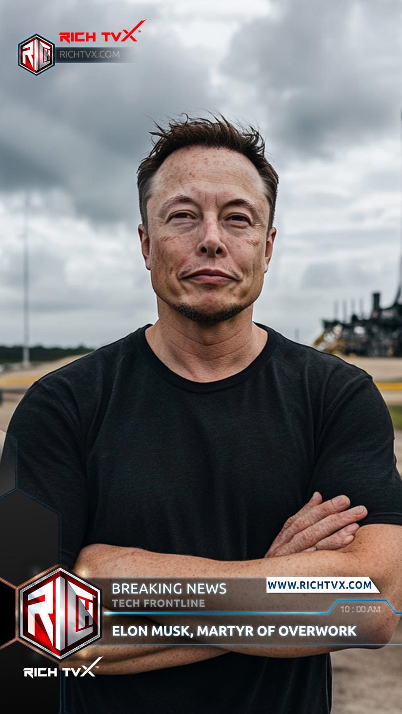 Remember When Musk Worked 20-Hour Days? Yes — Every Second Wednesday ...