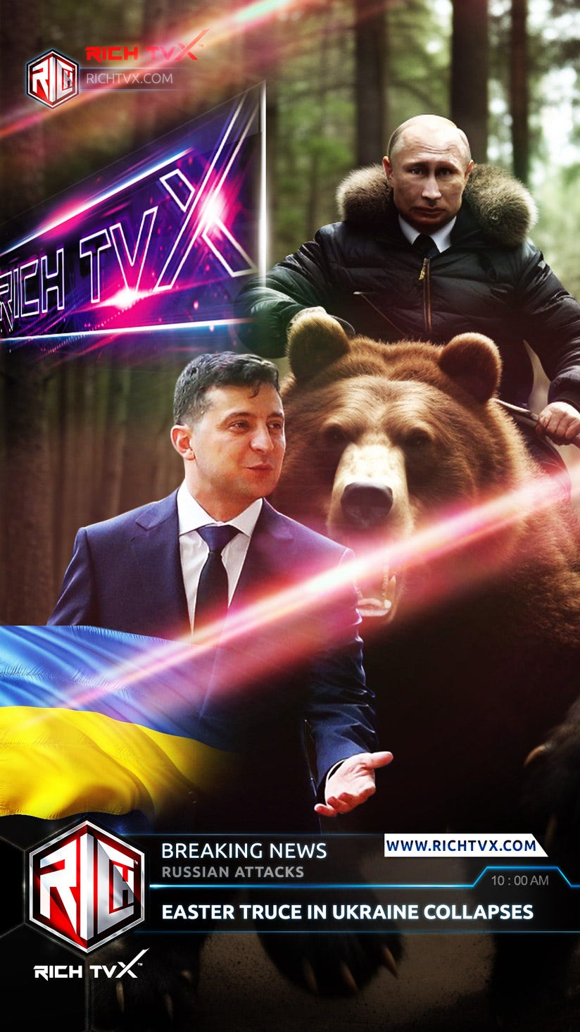 🔴 BREAKING | Easter Truce in Ukraine Shattered | by Rich TVX News ...