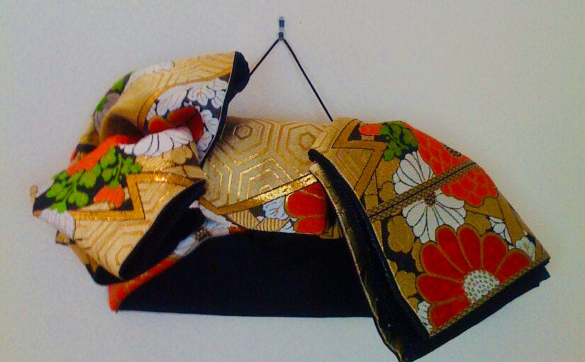 How to Turn Vintage Obis into Art | by Akemi Sagawa | Share Your ...