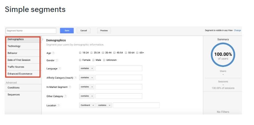 Segmentation with Google Analytics | by Neal A. Akyildirim | Medium