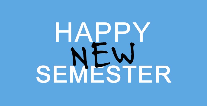 My Plans for The 2nd Semester. Holidays are coming to the end! It’s ...