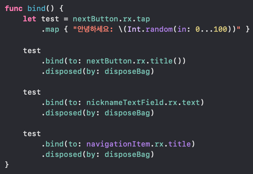 RxSwift에서는 numbersOfSection X => RxDataSource dataSource.apply(snapshot)사용시 앱꺼짐 => dataSoruce ...