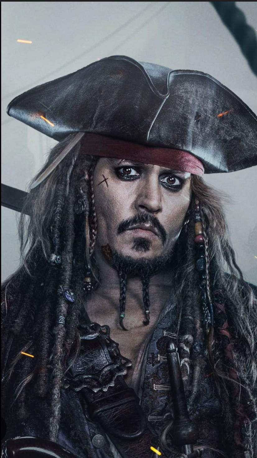 Making an ASCII Art Image of johnny depp Using Python | by Ishantkumar ...