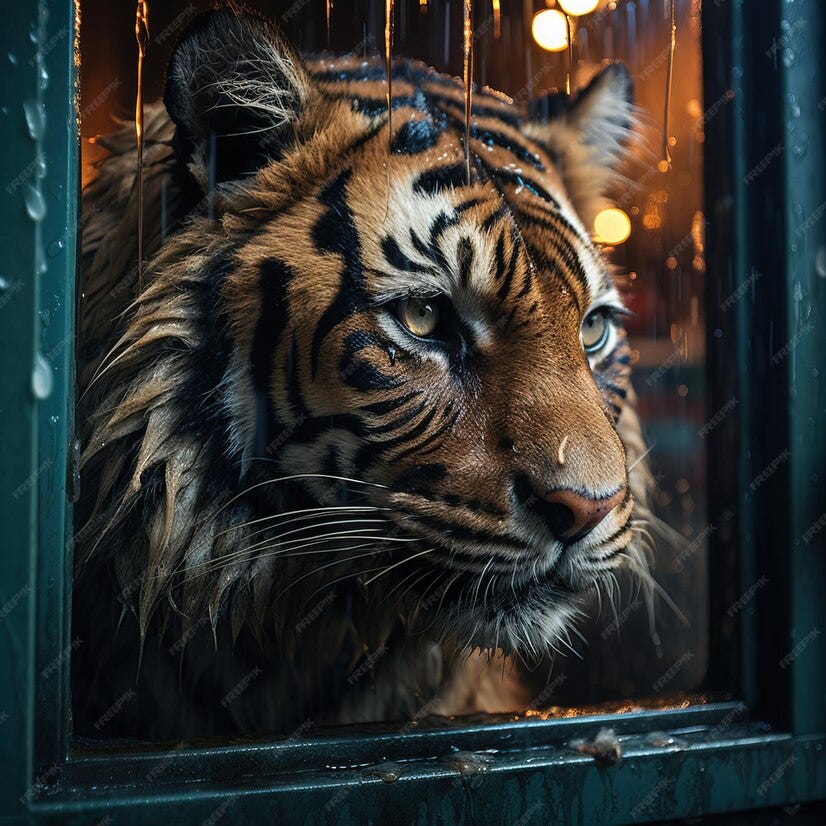 The Tiger in The Window. Based on true events | by Joel Vicars - Writer ...