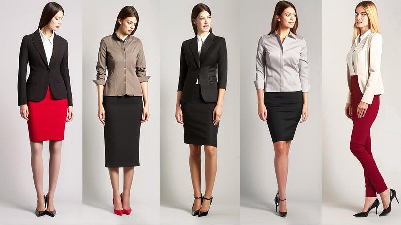 What Kinds of Clothes Should People Wear at Work? Explore Business Work ...