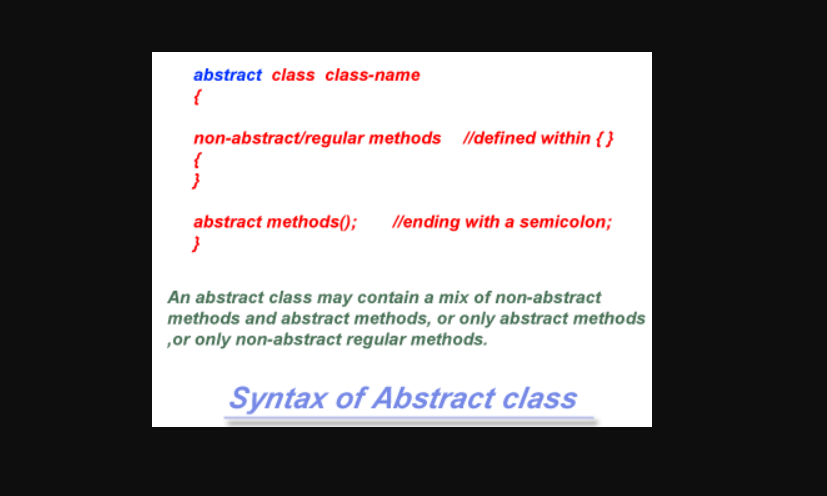 Java OOPs concept :Abstraction. An essential element of object-oriented ...