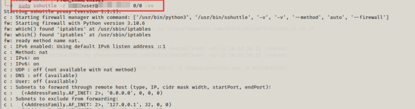 Pivoting using sshuttle. SSHUTTLE: | by Mr.khan | Medium