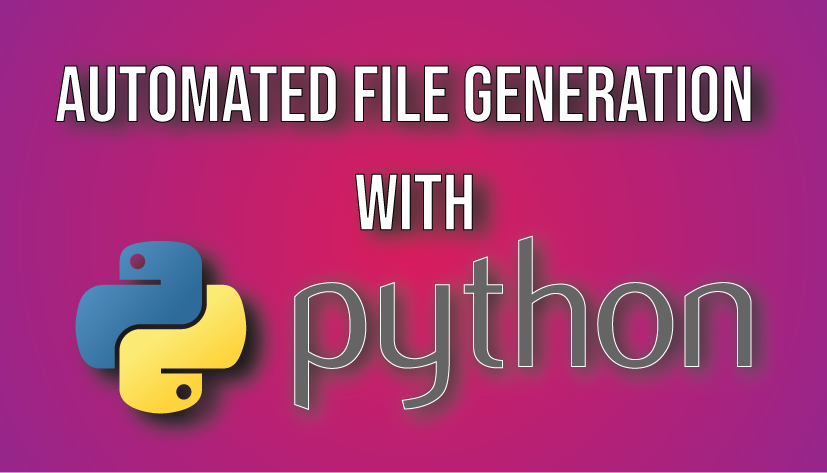 Auto Generating .PY files using Python | by Prithoo Medhi | Medium