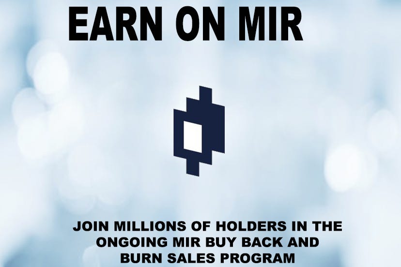 MIRROR PROTOCOL BUYBACK AND BURN SALES PROGRAM | by MIRROR PROTOCOL ...