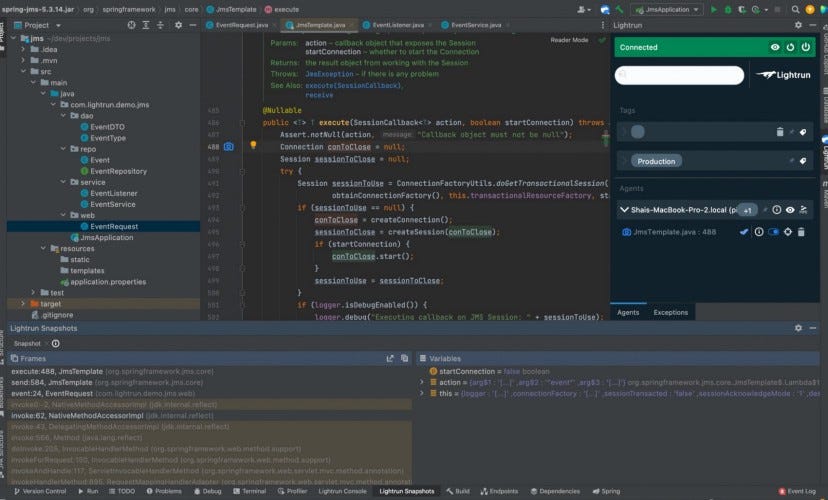 Отладка API Java Message Service с использованием Lightrun | by Рудольф Коршун | NOP::Nuances of ...