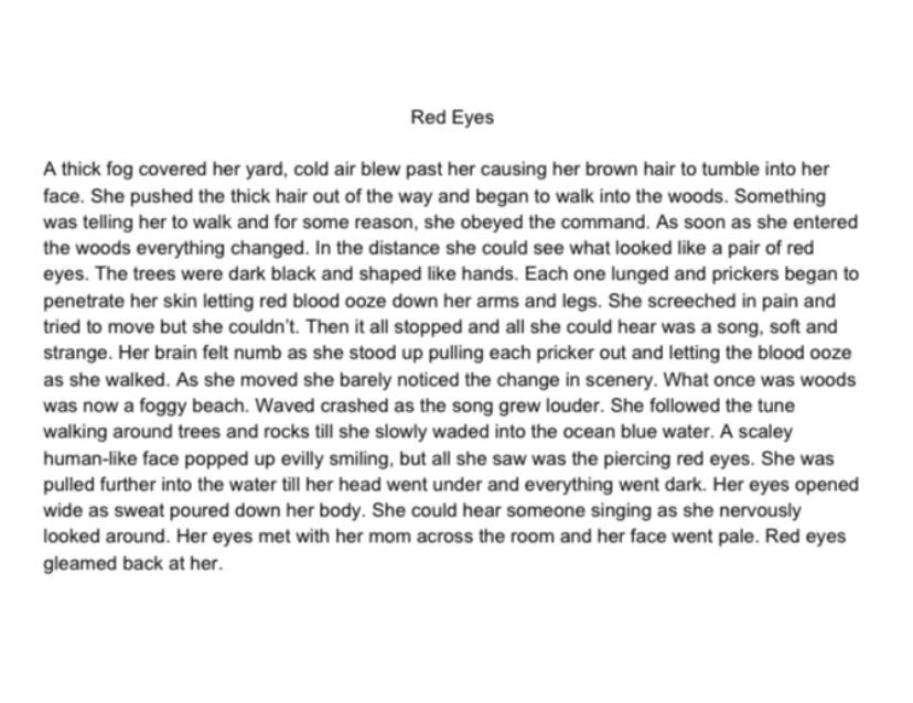 Red Eyes A short story - Syd - Medium