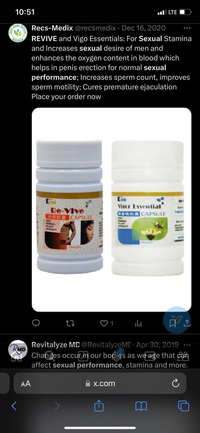 KEDI REVIVE AND VIGOR ESSENTIAL REVIVED MY MARRIAGE - Inaturalherb - Medium