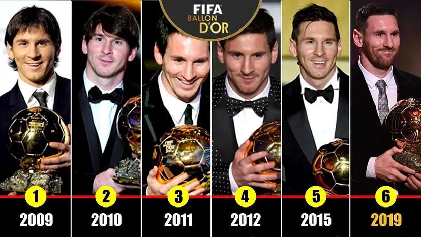 Lionel Messi dan Balon Emas: Kisah Kemegahan yang Tak Tertandingi | by ...