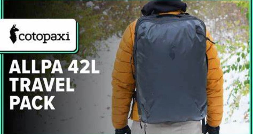 Cotopaxi Allpa 42L: The Perfect Suitcase for the (Not So Young ...