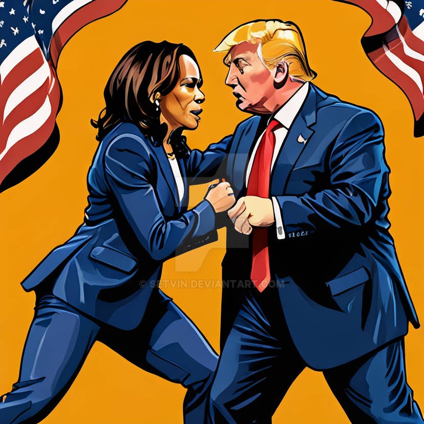 America at a Crossroads: Kamala Harris vs. Donald Trump — A Nation’s ...