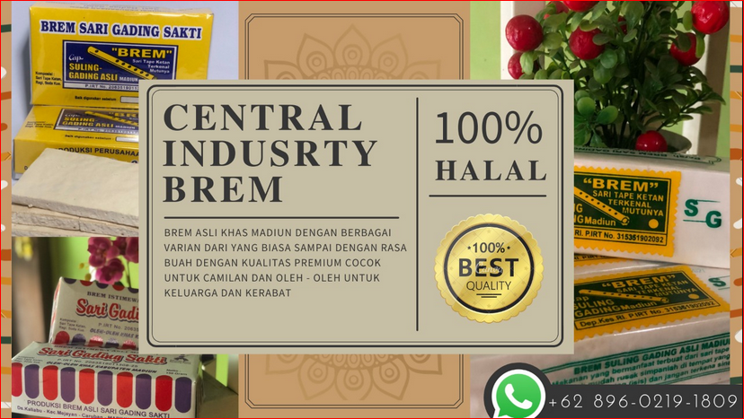 TERLARISS!! WA +62 896–0219–1809, Distributor brem madiun yang enak ...