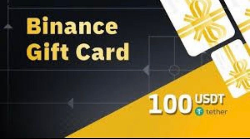 INTRODUCTION TO BINANCE GIFT CARD. | by Michael Adache | Medium