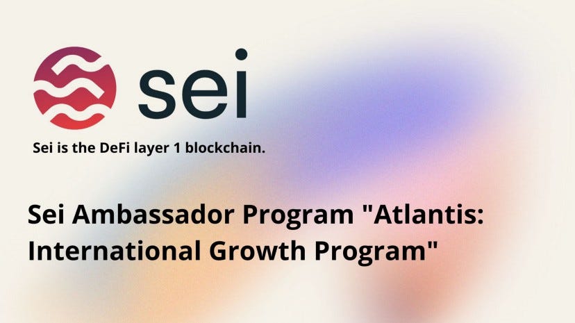 Sei Ambasador program. Hello friends, today I want to tell you… | by ...