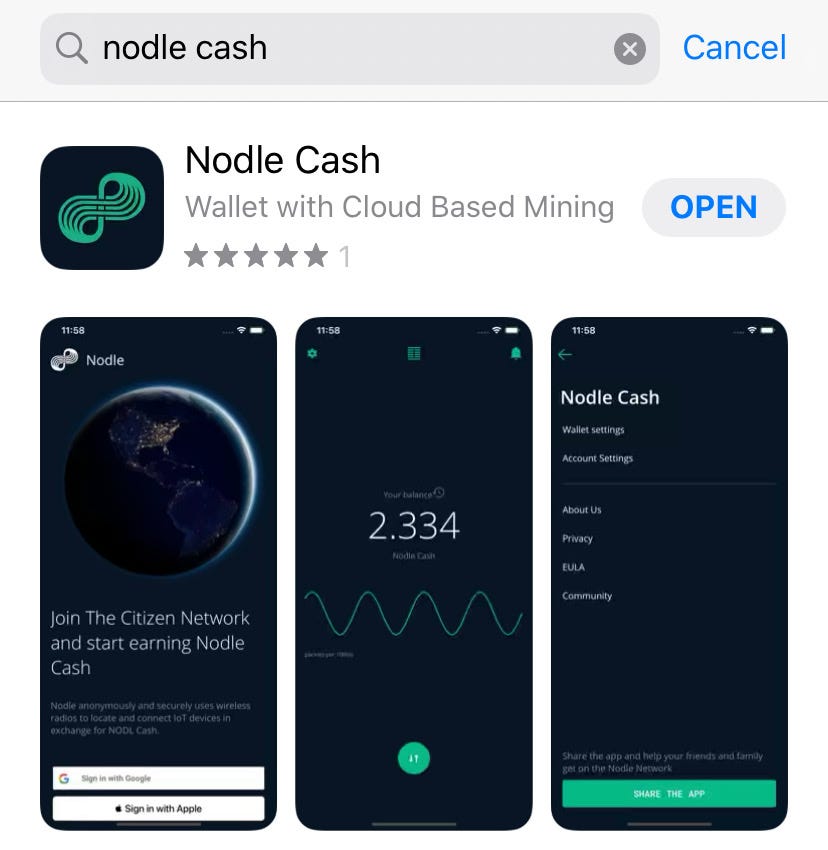 Nodle Cash For iOS Has Arrived!. Nodle Cash app is now available for… | by Nodle | Medium