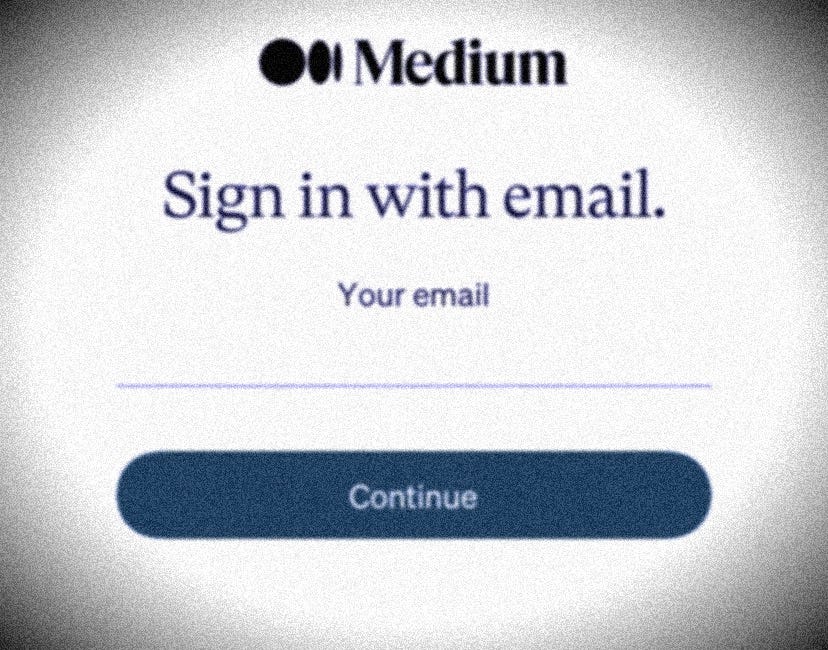 Recent Medium Sign In Problem — Solved | by TJ Charvat | Medium