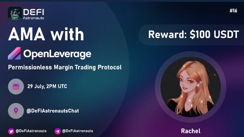 💣AMA RECAP WITH OPENLEVERAGE💣. Hosted by :- Defi Astronauts | by Defi Astronauts | Medium